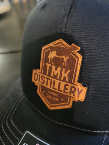 TMK Distillery Leather Patch Trucker Hat | TMK Creamery